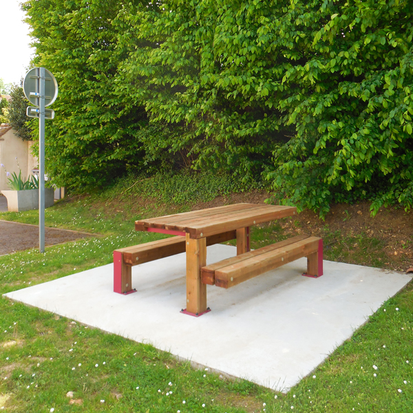 Table Armor - Mobilier urbain