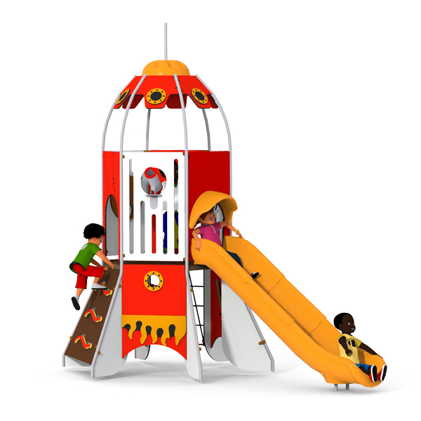 La fusée toboggan - Magic'color - Aires de jeux