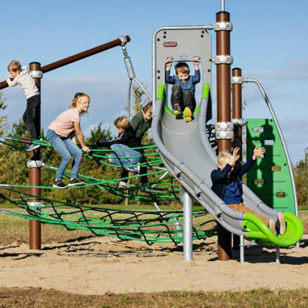 Jeu de Corde - Parcours de singe (CRP250801) - Pyramides de cordes, filets